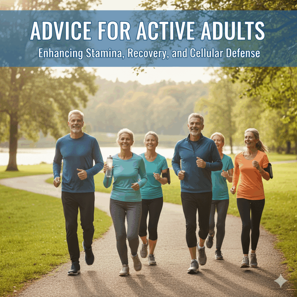 Advice for Active Adults: Enhancing Stamina, Recovery, and Cellular ...
